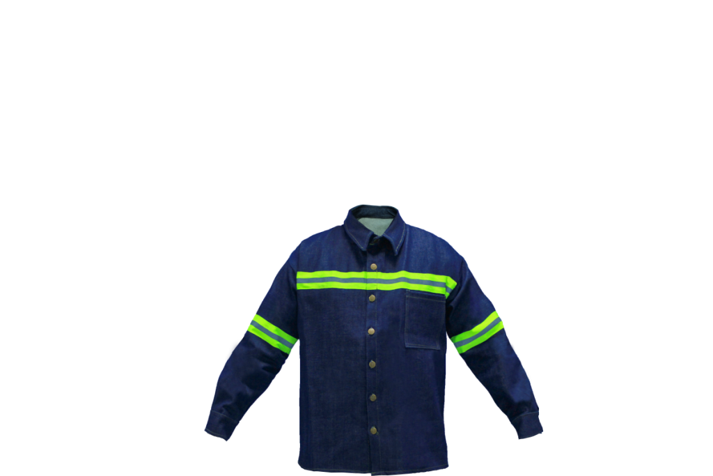 Camisa Mezclilla con Reflejante Textil - MR Seguridad